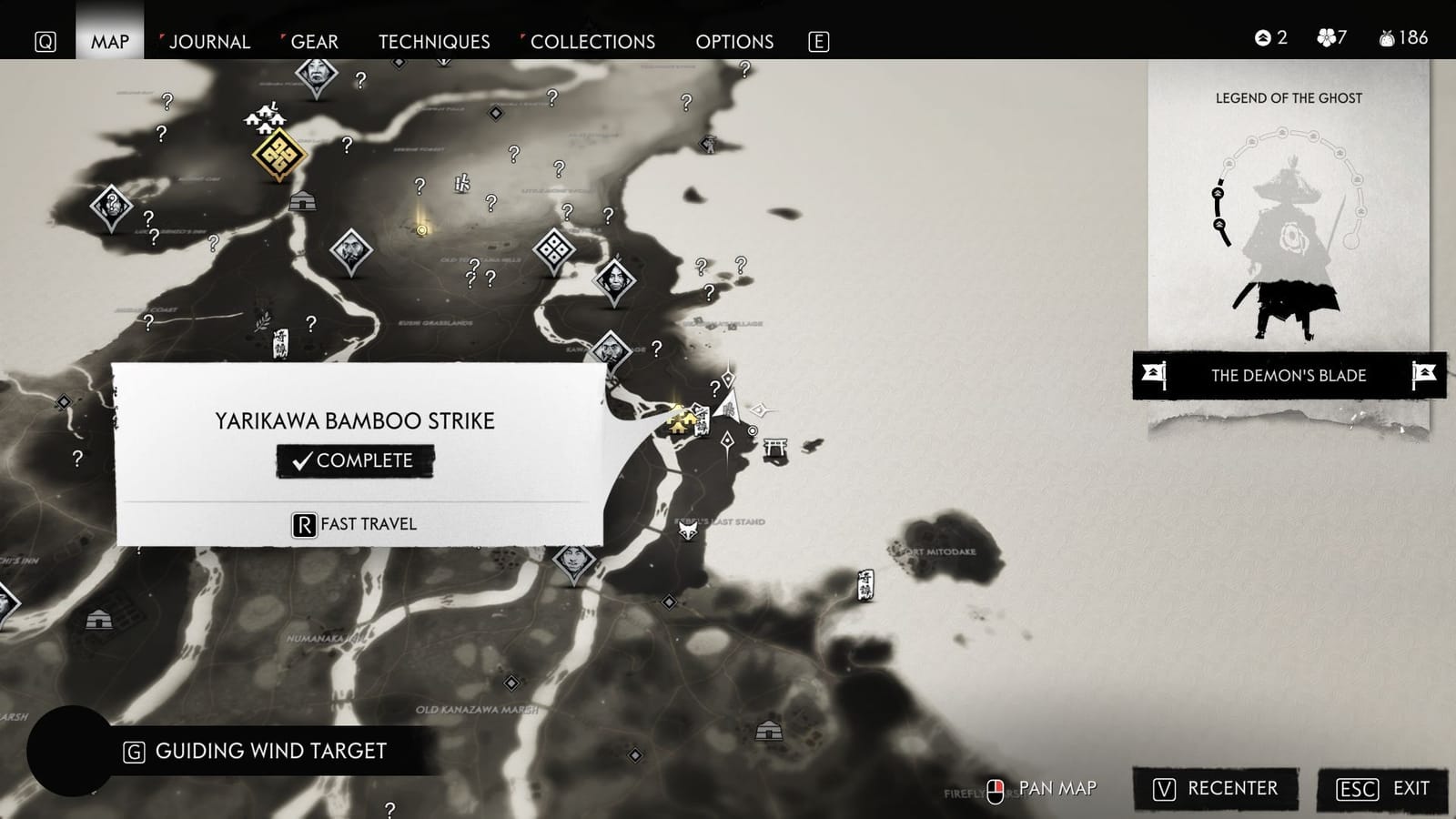 All bamboo strike locations in Ghost of Tsushima