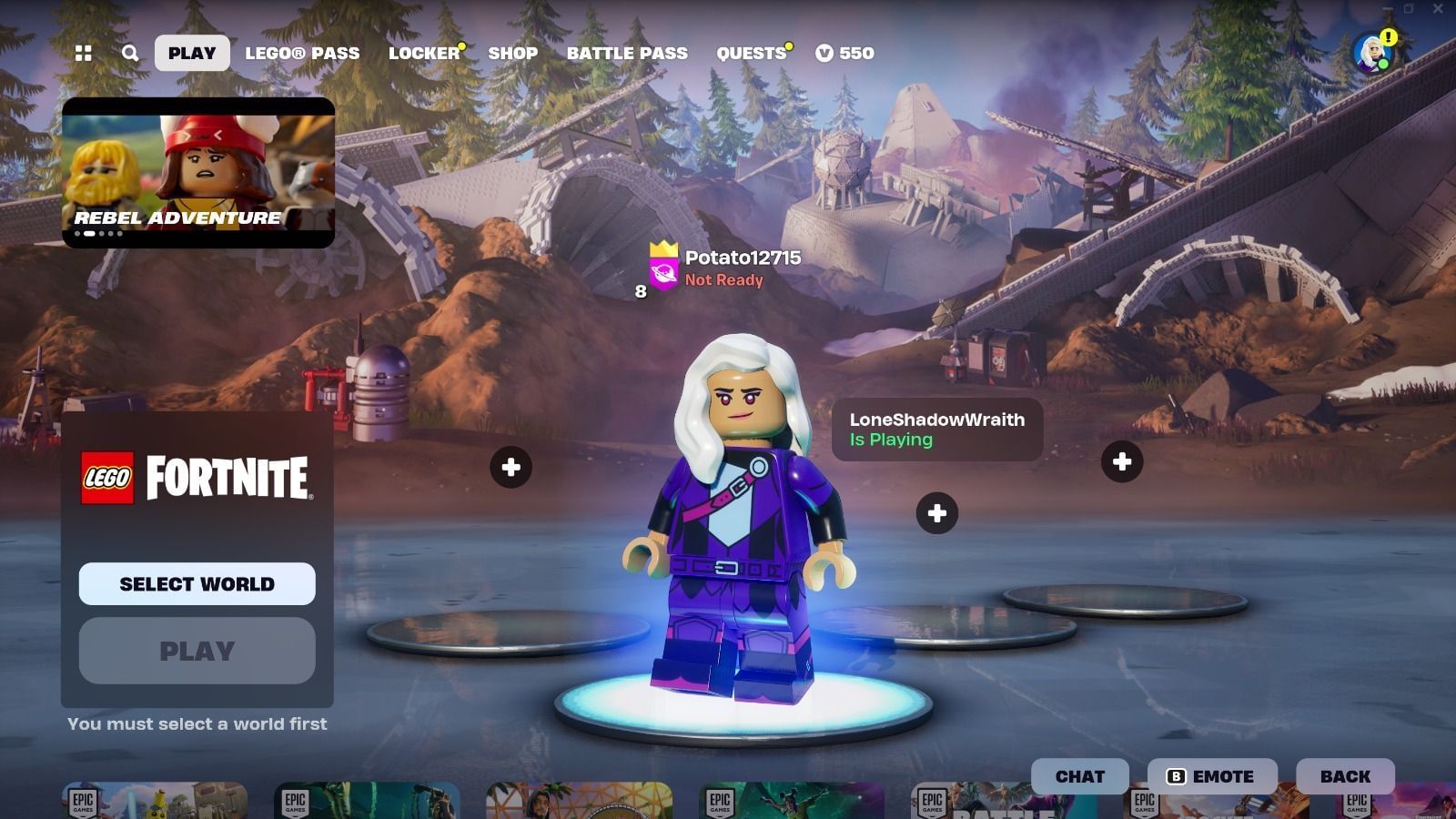 Fortnite leaks hint at upcoming lobby UI update