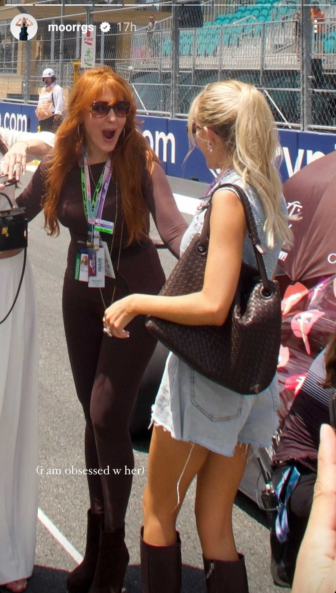 In Pictures: Taylor Fritz's girlfriend Morgan Riddle meets with Susie ...