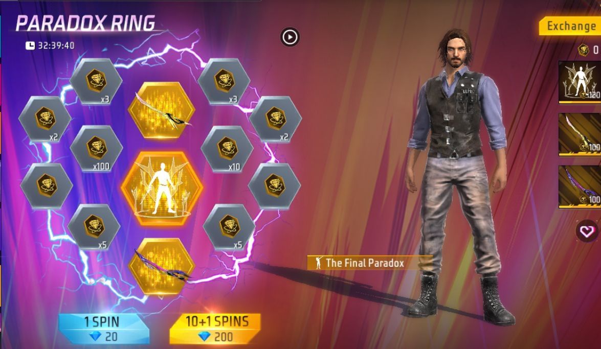 Final Paradox Emote: Free Fire MAX के Paradox Ring इवेंट द्वारा शानदार ...