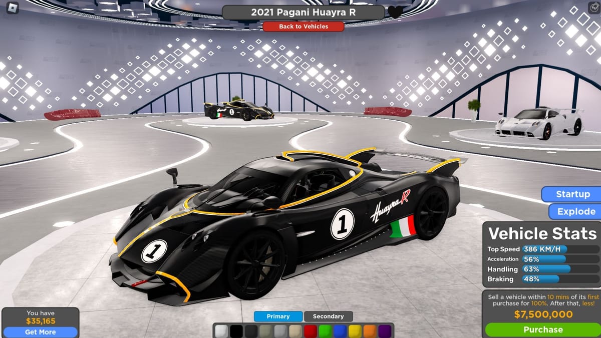 5 best cars in Driving Empire