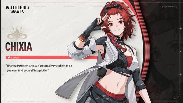 Best Chixia build in Wuthering Waves: Echoes, weapons, team comps, and ...