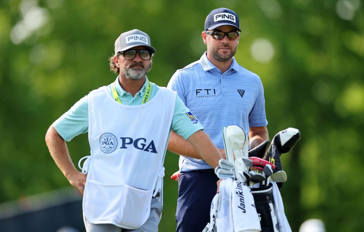 Who is Corey Conners' caddie?