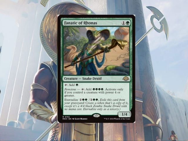 MTG Modern Horizons 3 reveals Fanatic of Rhonas as an overpowered mana ...