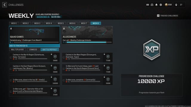 MW3 and Warzone Season 3 Week 8 challenges: How to complete, rewards ...