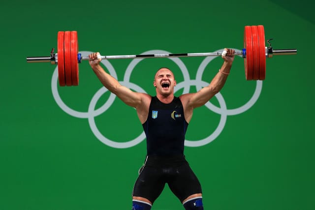 Ukrainian Olympian and two-time weightlifting champion Oleksandr ...