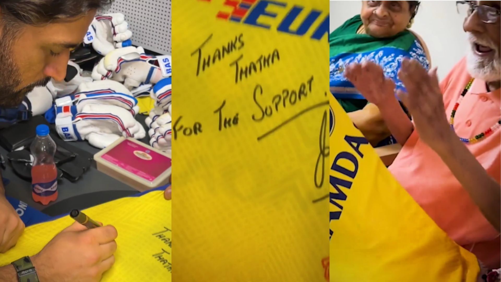 [Watch] MS Dhoni's heartwarming message for 103-year-old CSK fan S ...