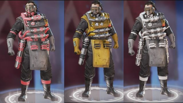 All Caustic skins in Apex Legends
