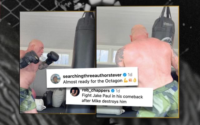 "Almost ready for the Octagon" - Fans and fighters react as a "ripped ...