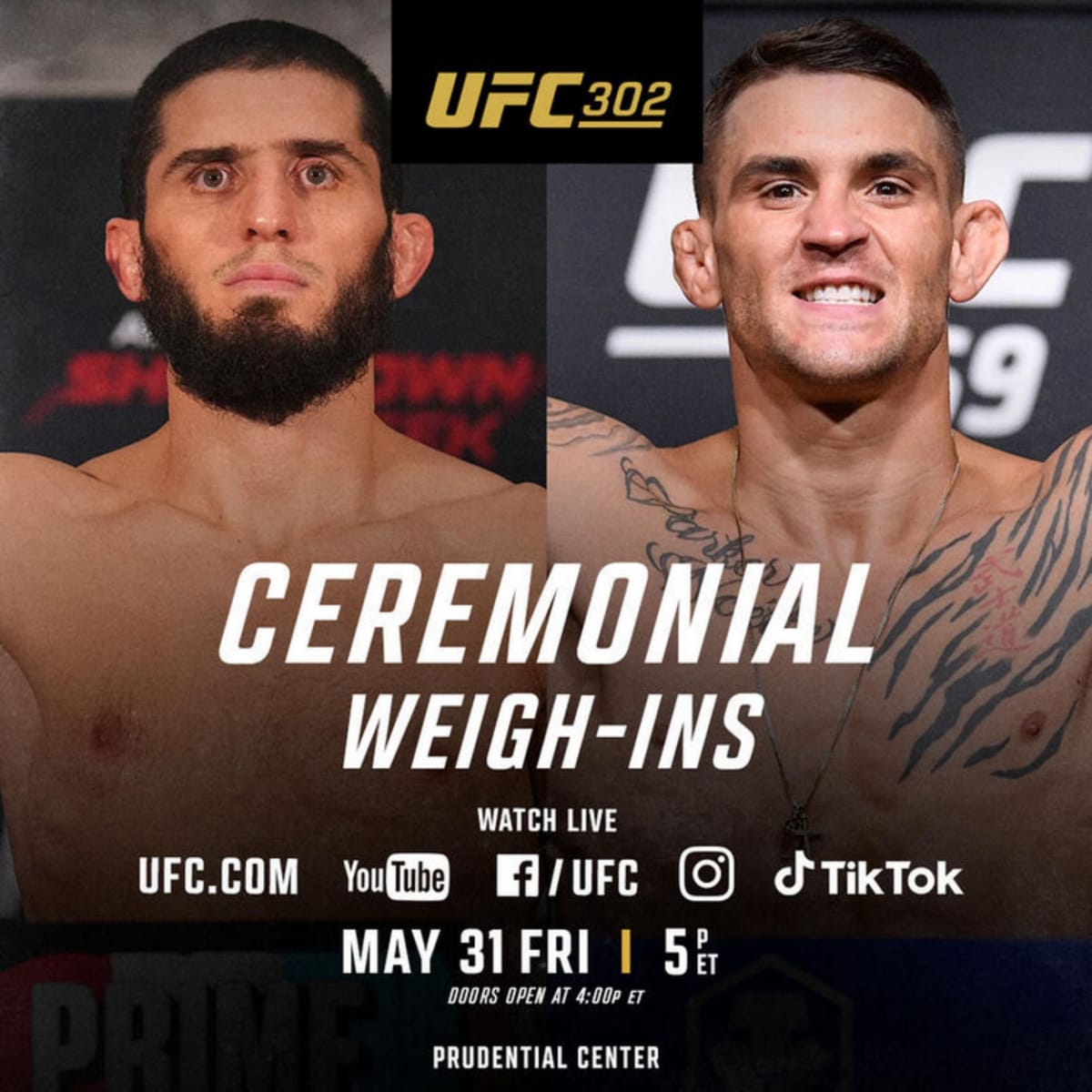 UFC 302 ceremonial weigh-in: UFC 302 ceremonial weigh-in: What time are ...