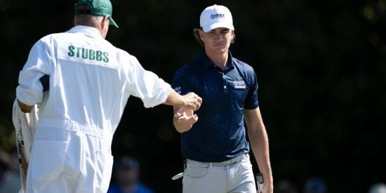 Who is the caddie for Jasper Stubbs ? Meet Simon Clarke