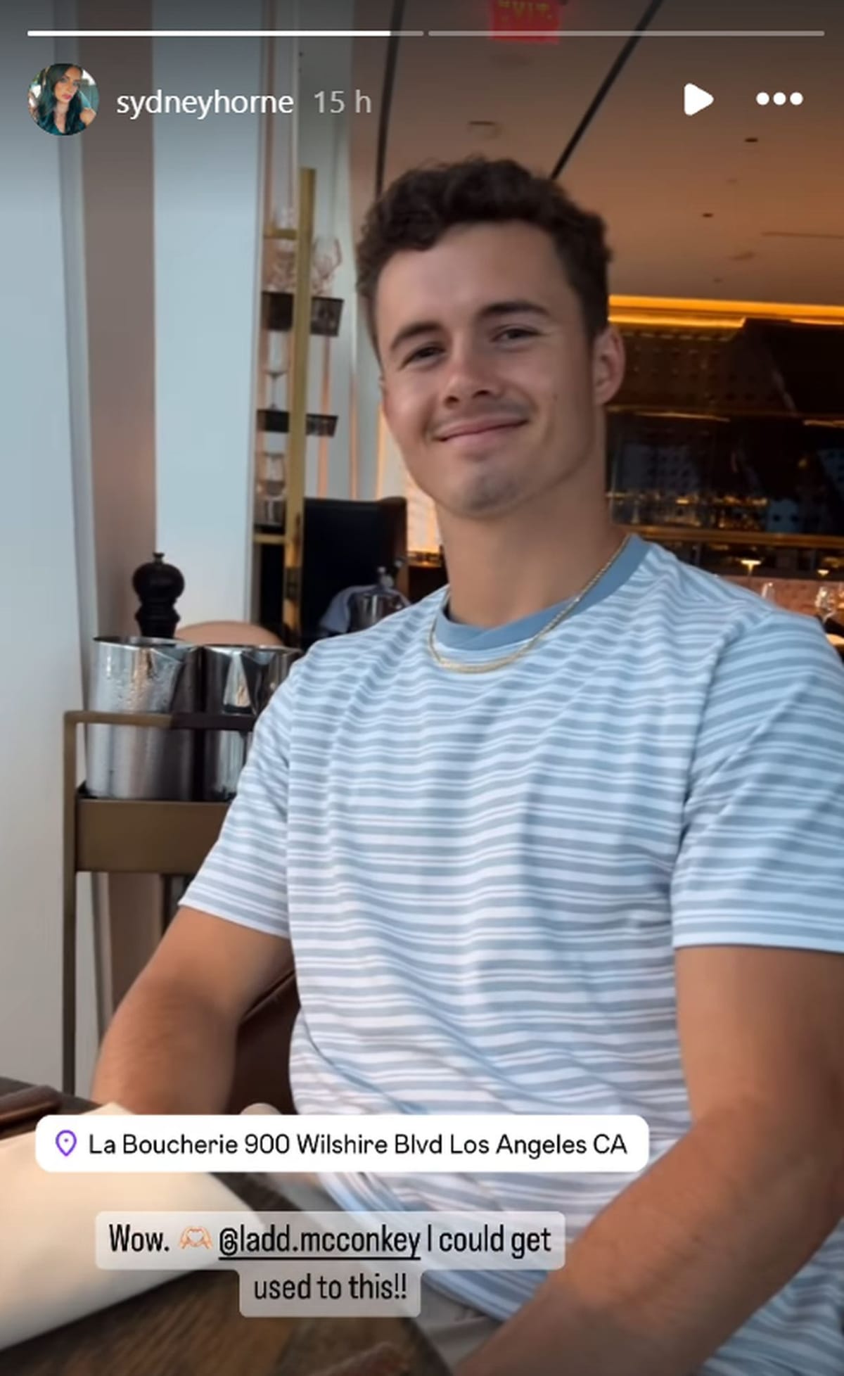 Chargers WR Ladd McConkey's girlfriend Sydney Horne enjoys LA high life ...