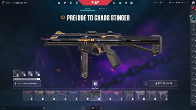 Valorant Stinger skin tier list: All skins ranked from best to worst