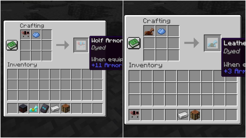 Minecraft's horse and wolf armor are missing one feature available for ...