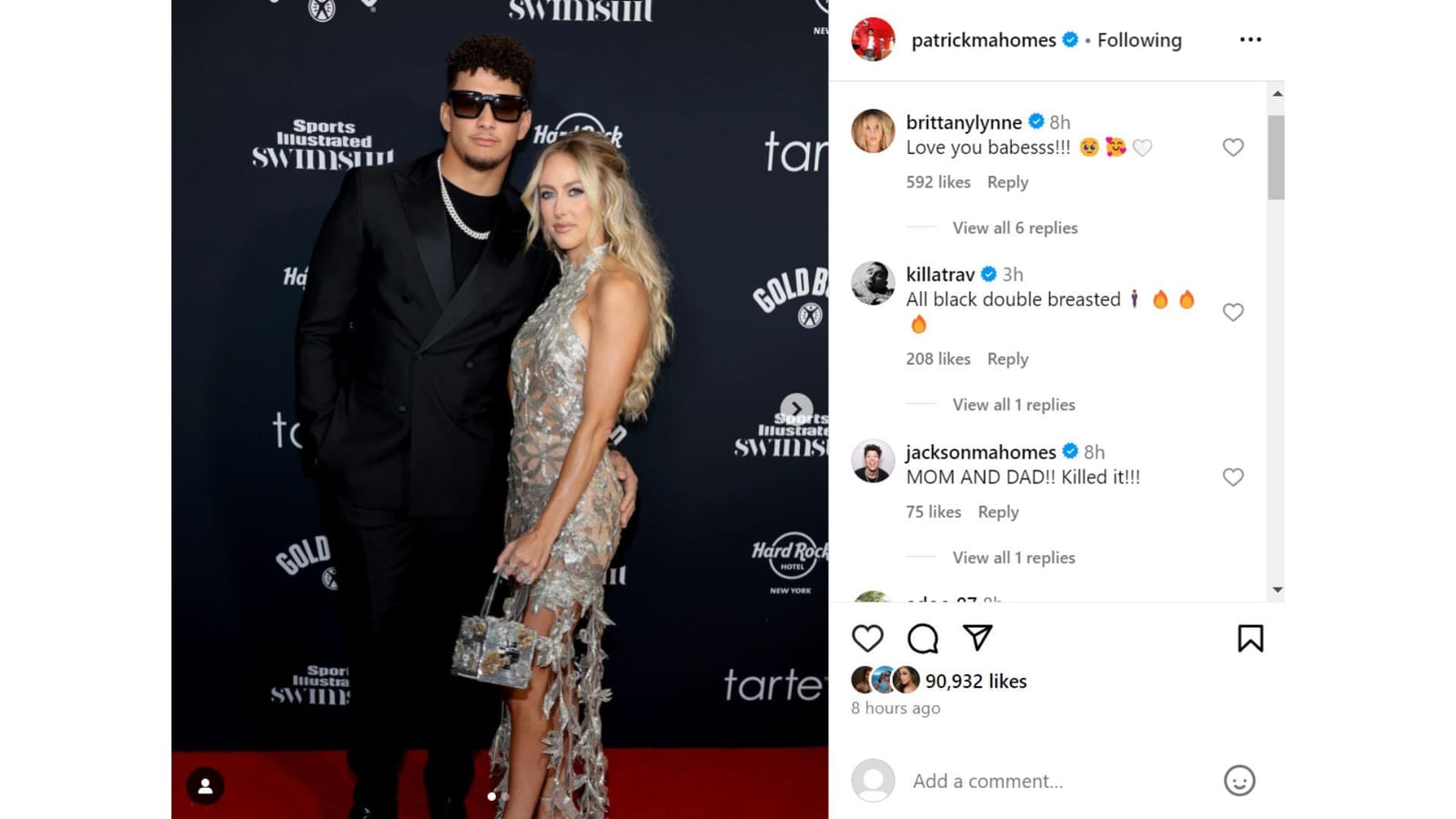Patrick Mahomes turns cheerleader as wife Brittany steps into spotlight ...