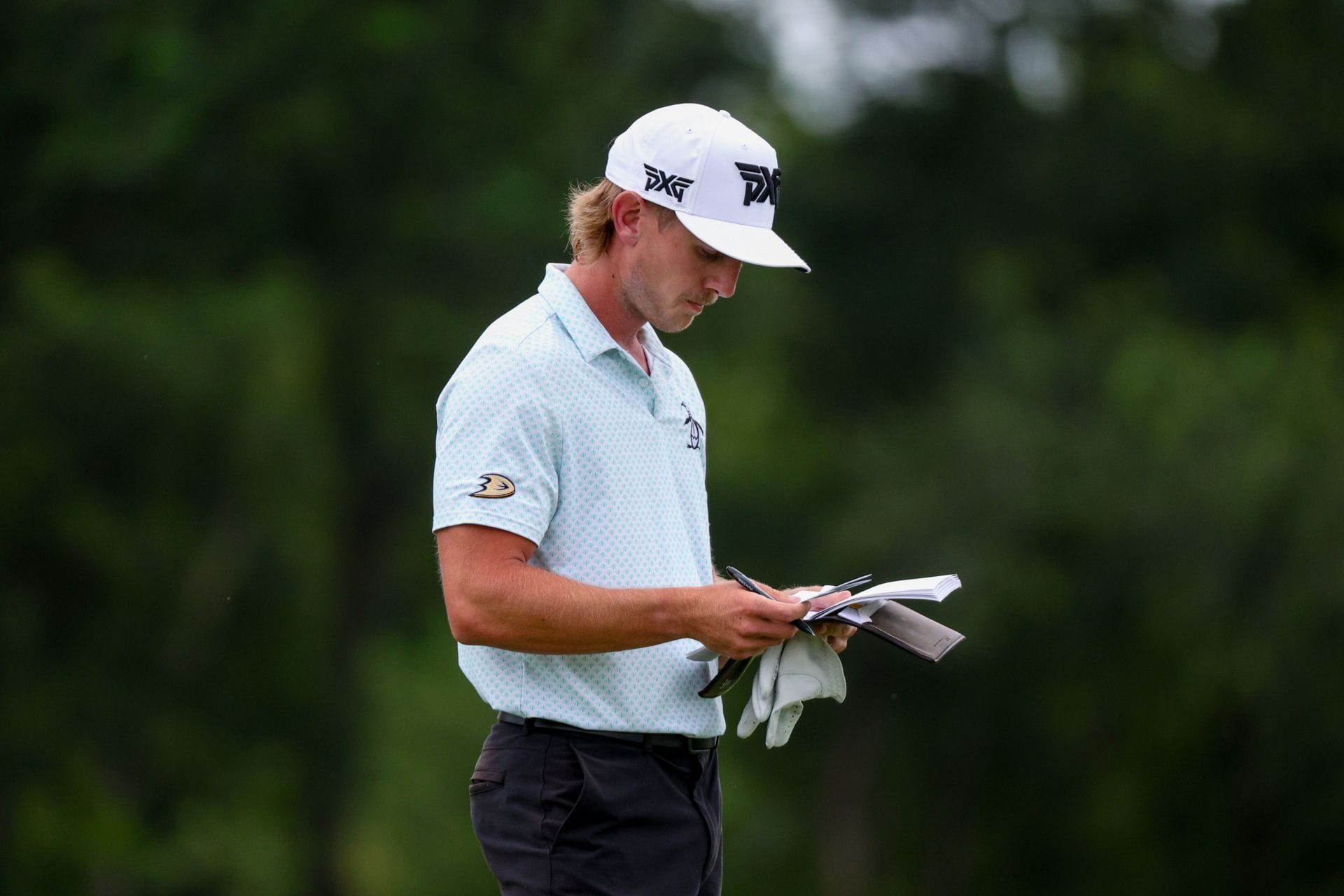 When will Jake Knapp tee it up on Sunday at the 2024 CJ Cup Byron Nelson?