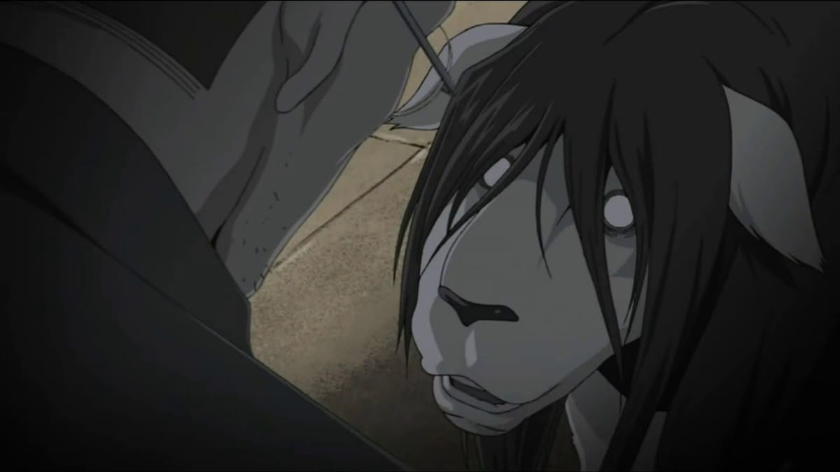 What happens in Fullmetal Alchemist to Nina and the Dog?