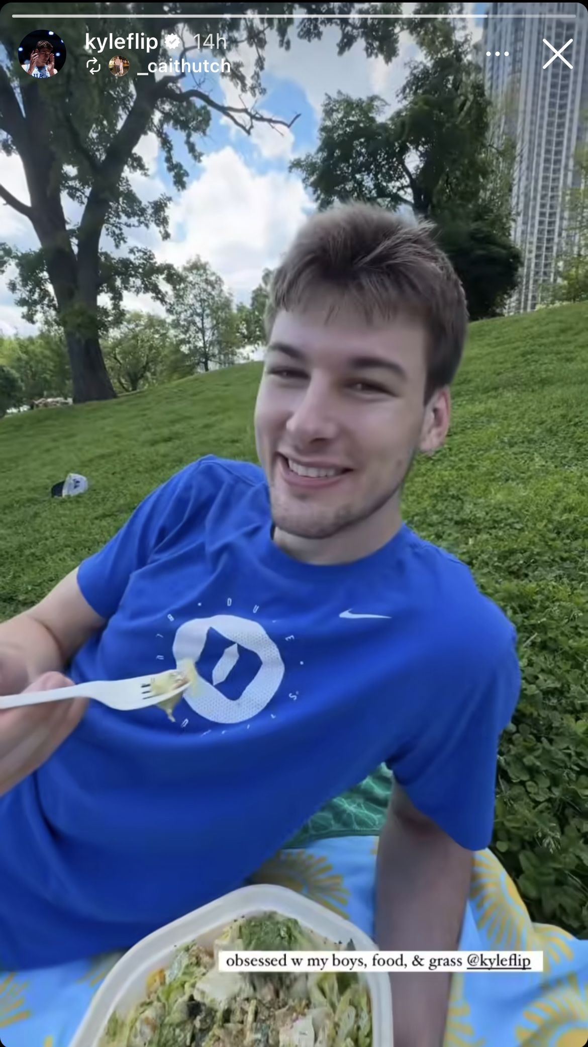 "Obsessed with my boys": Duke star Kyle Filipowski and fiancee Caitlin ...