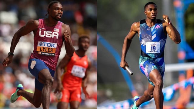 Noah Lyles vs Josephus Lyles: A look at the rivalry as the brothers ...