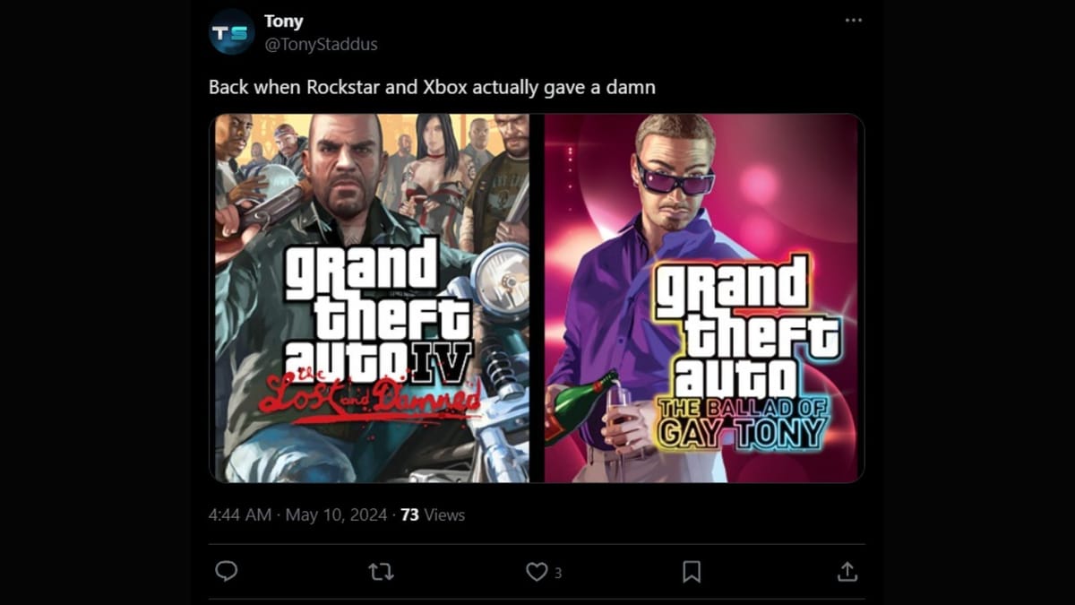 "18 years ago today": Fans Looking Back on GTA IV 18 Years Later ahead ...