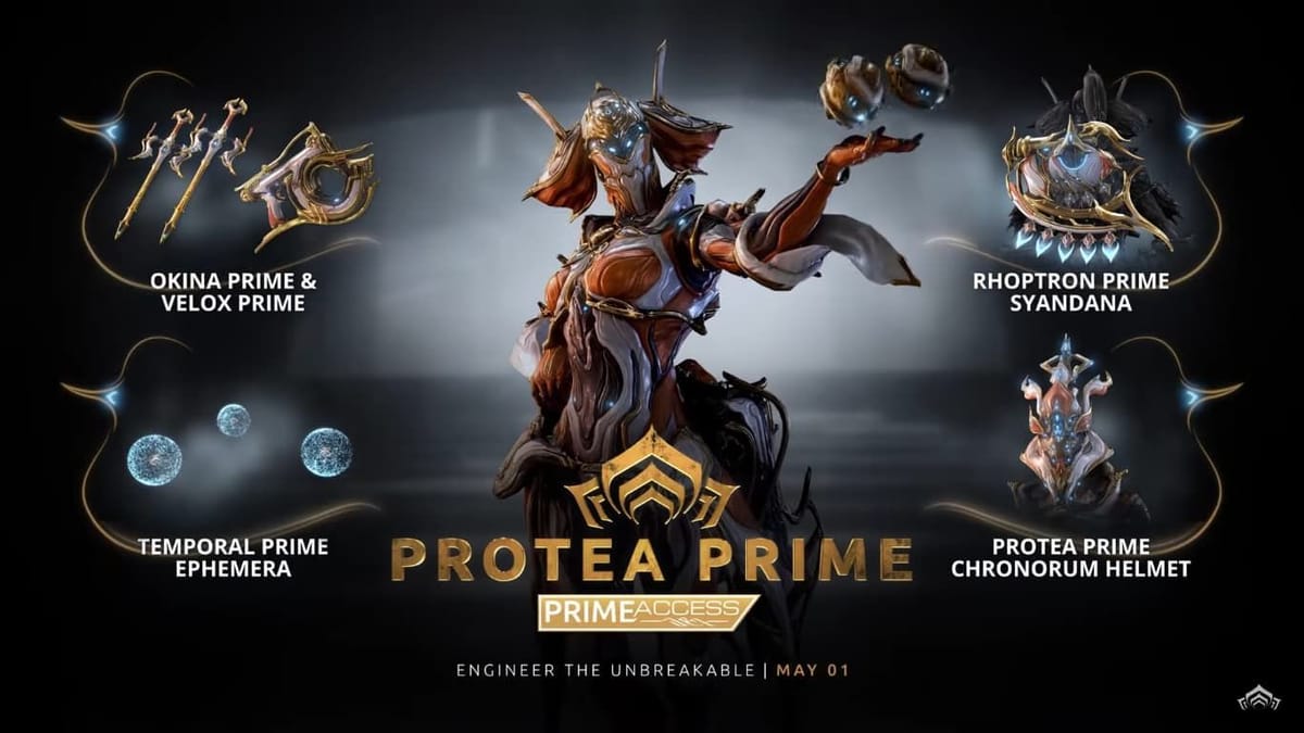 Warframe: Protea Prime Access release date, time, and what to expect