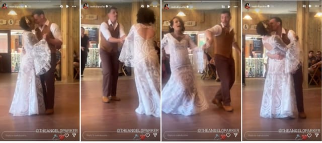 Watch: AEW star Ruby Soho dances at her wedding with her husband