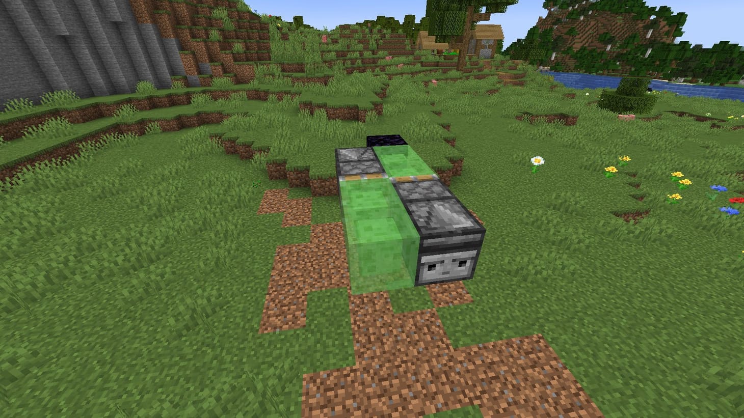 How to build flying machine in Minecraft