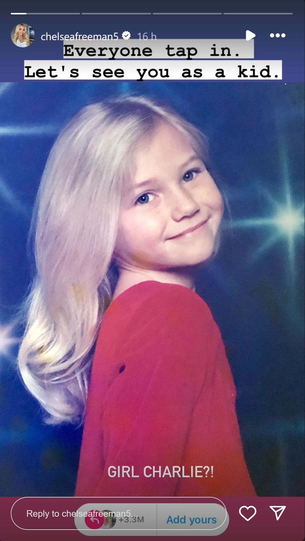 "Girl Charlie?" - Freddie Freeman's wife Chelsea shares her childhood ...