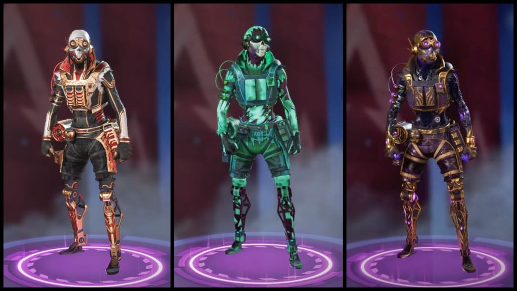 All Octane skins in Apex Legends