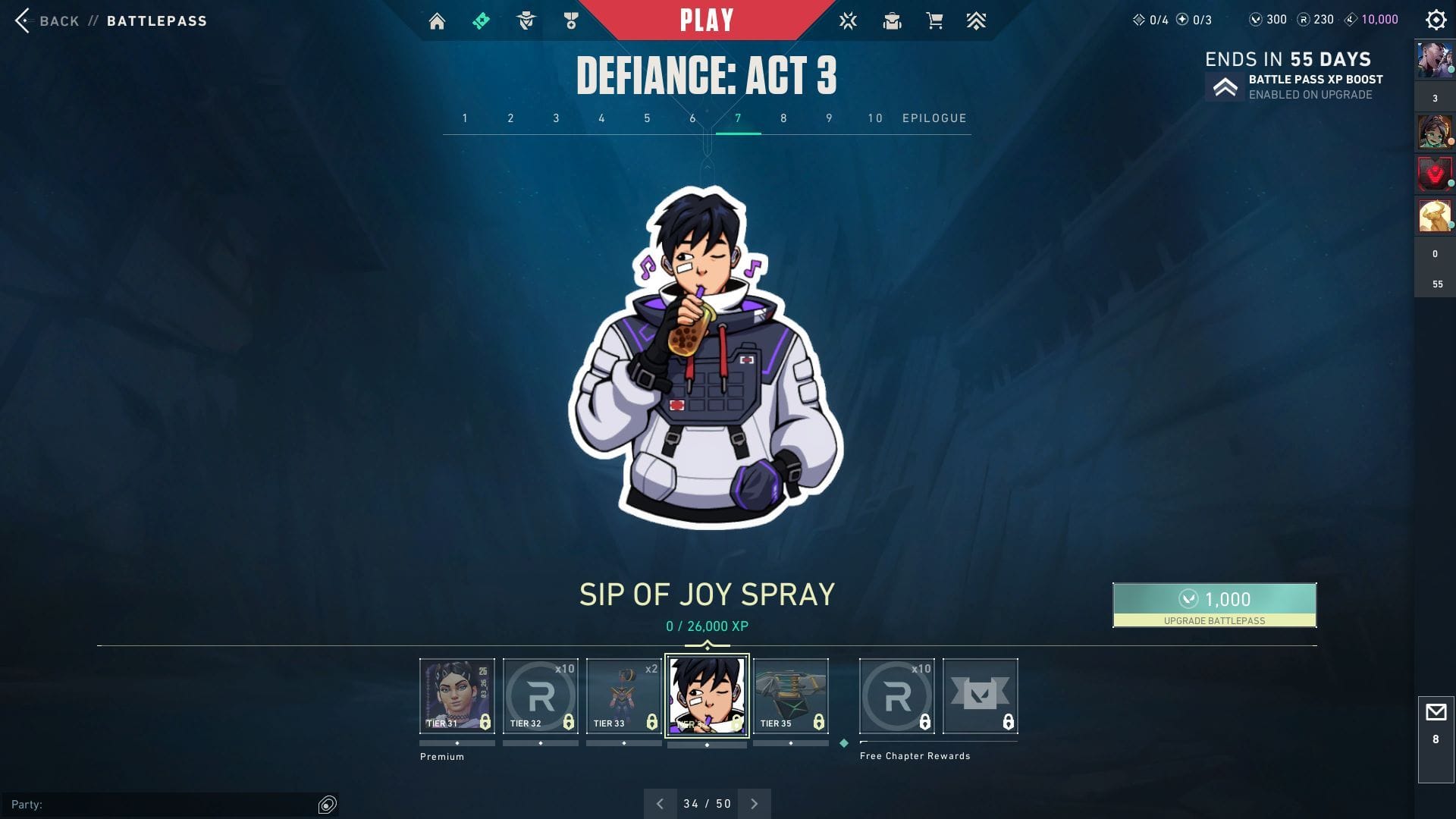 Valorant Episode 8 Act 3: All Battlepass tiers and rewards