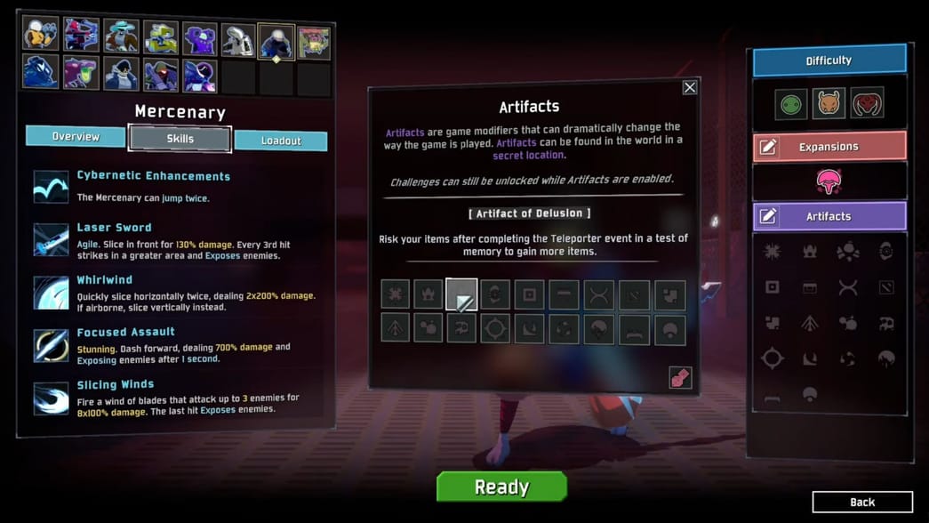 What is the Artifact of Delusion in Risk of Rain 2?