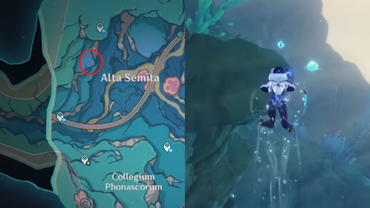 Genshin Impact Sea of Bygone Eras (east) Hydroculus locations