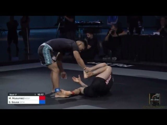 ONE 167: WATCH: How Gabriel Sousa submitted Mikey Musumeci in their ...