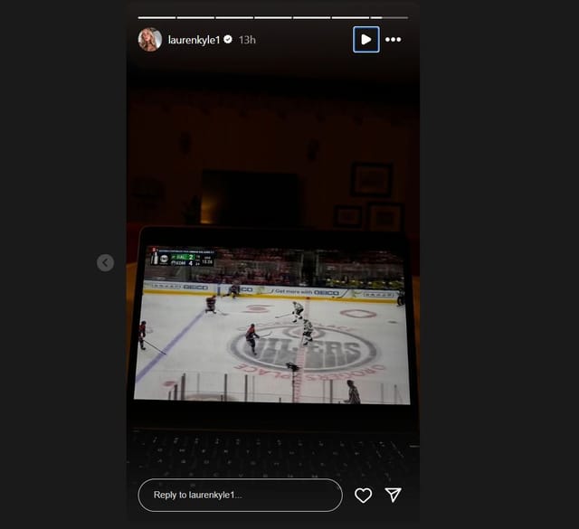 Connor McDavid's fiancée Lauren Kyle and Sam Gagner's wife Rachel cheer ...