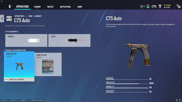 Best Vigil loadout in Rainbow Six Siege