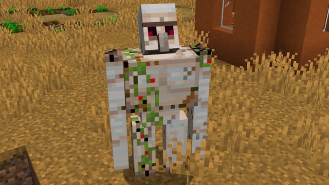 How to repair iron golem in Minecraft