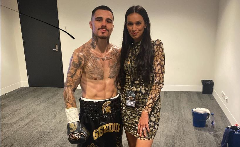 Who is George Kambosos Jr.’s wife?