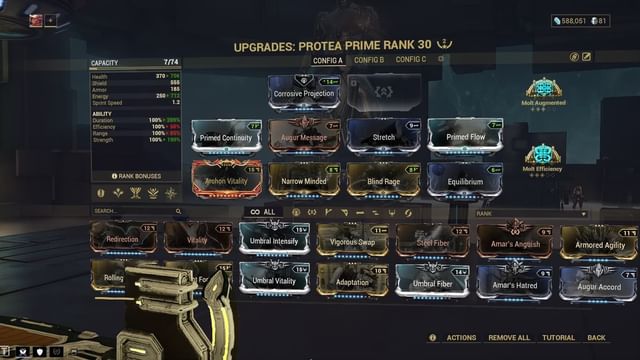Warframe: Protea Prime build (mod setups, Helminth options, Archon Shards, and more)