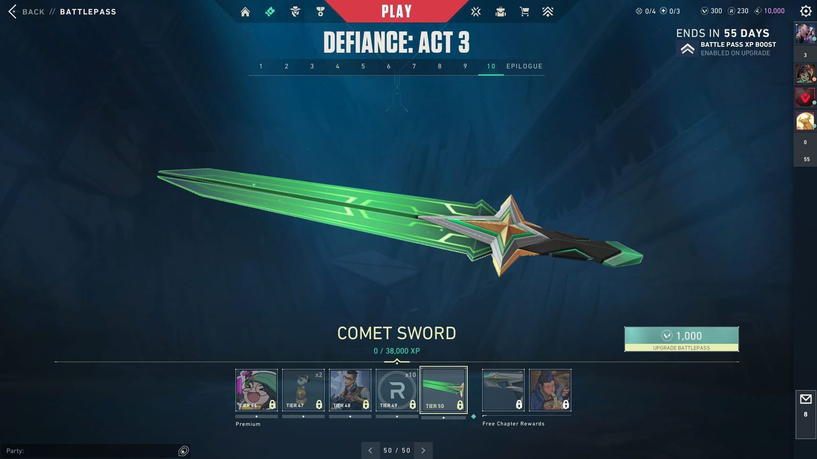 Valorant Episode 8 Act 3: All Battlepass tiers and rewards