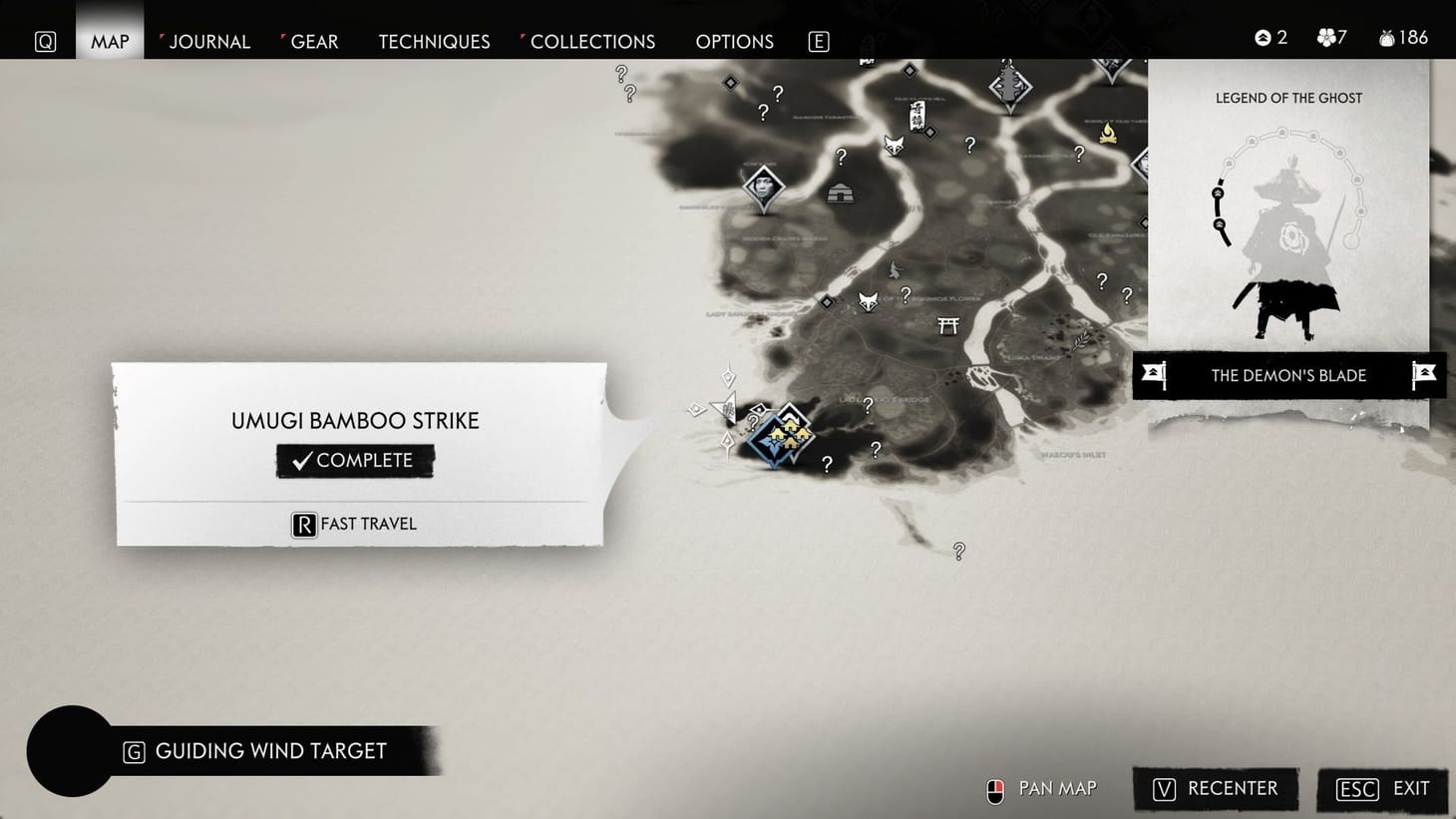 All bamboo strike locations in Ghost of Tsushima