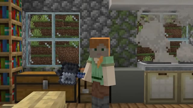 Minecraft teases upcoming weapon mace's strength in new artwork
