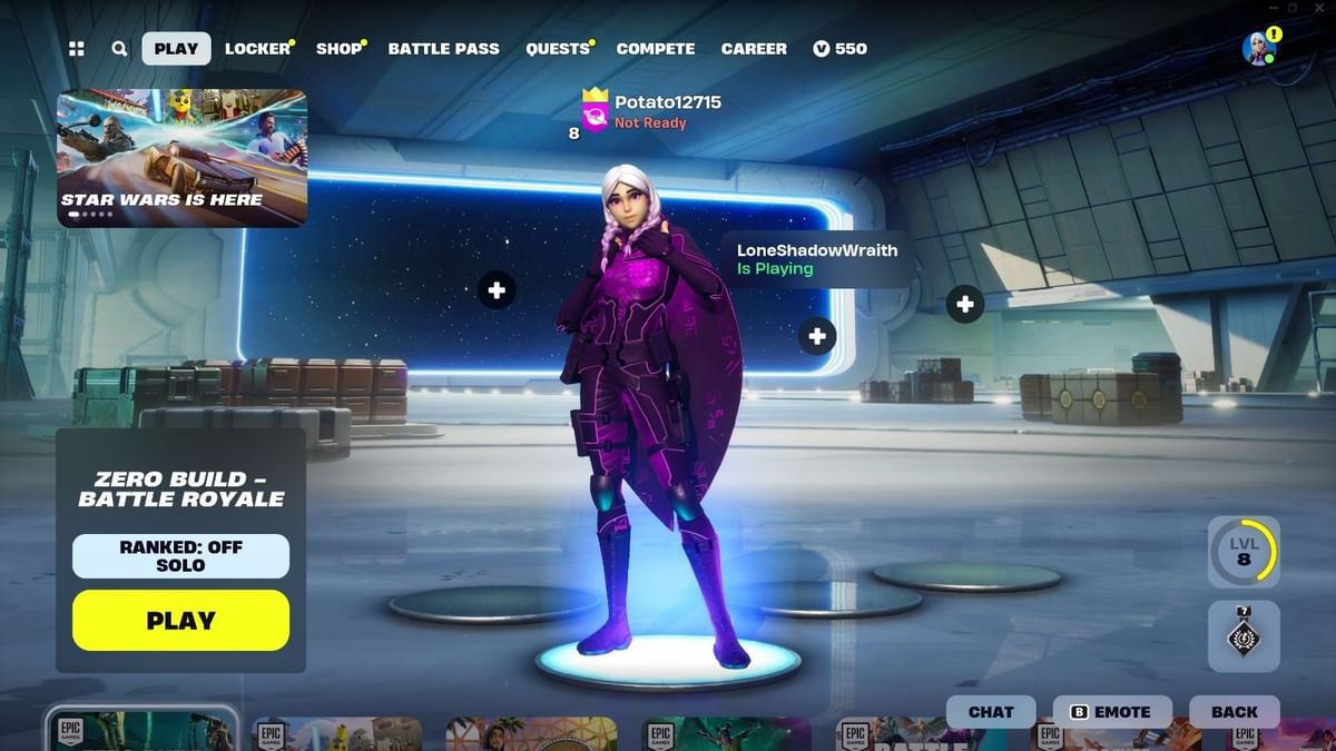 Fortnite leaks hint at upcoming lobby UI update