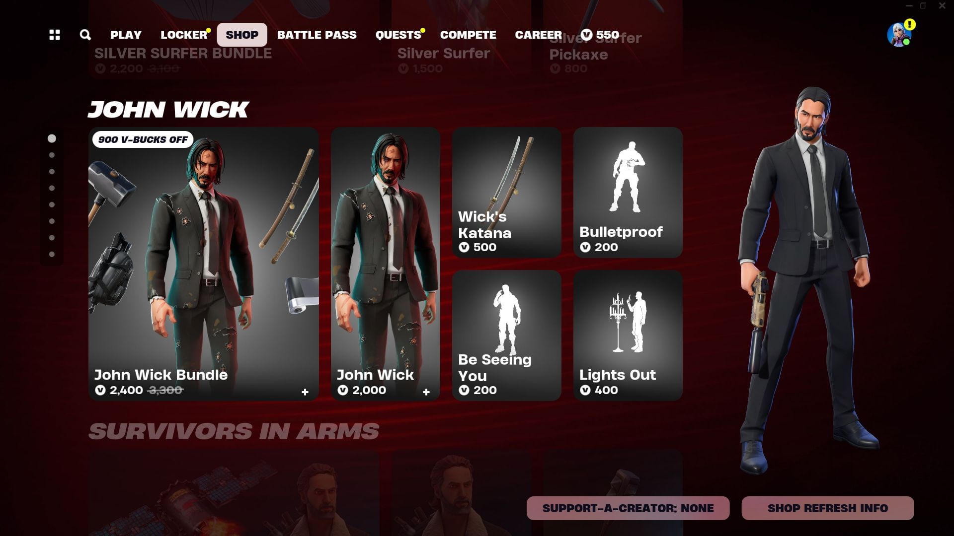 How to get John Wick skin in Fortnite