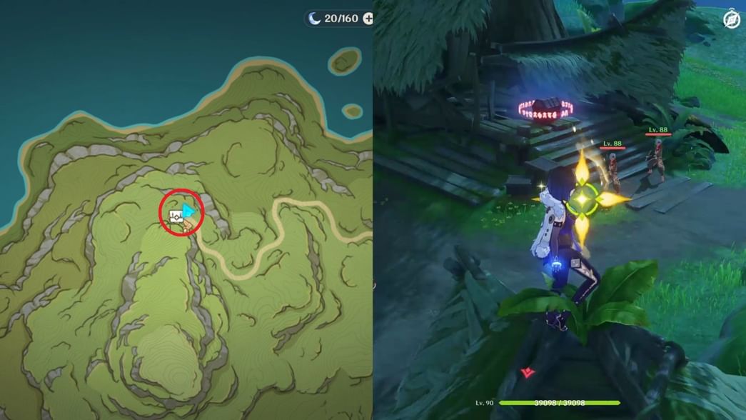 Genshin Impact Bayda Harbor chest locations and explorable items