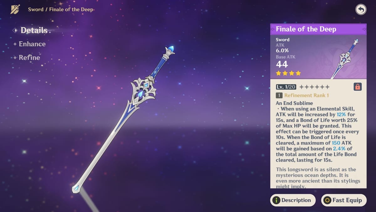 Best characters for Finale of the Deep in Genshin Impact