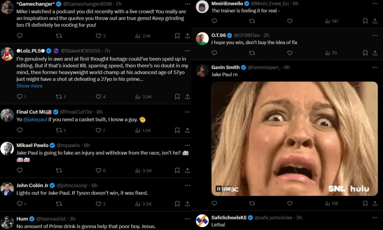 "The trainer is feeling it for real" - Fans react to Mike Tyson's ...