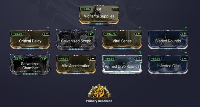 Warframe: Opticor Vandal build guide