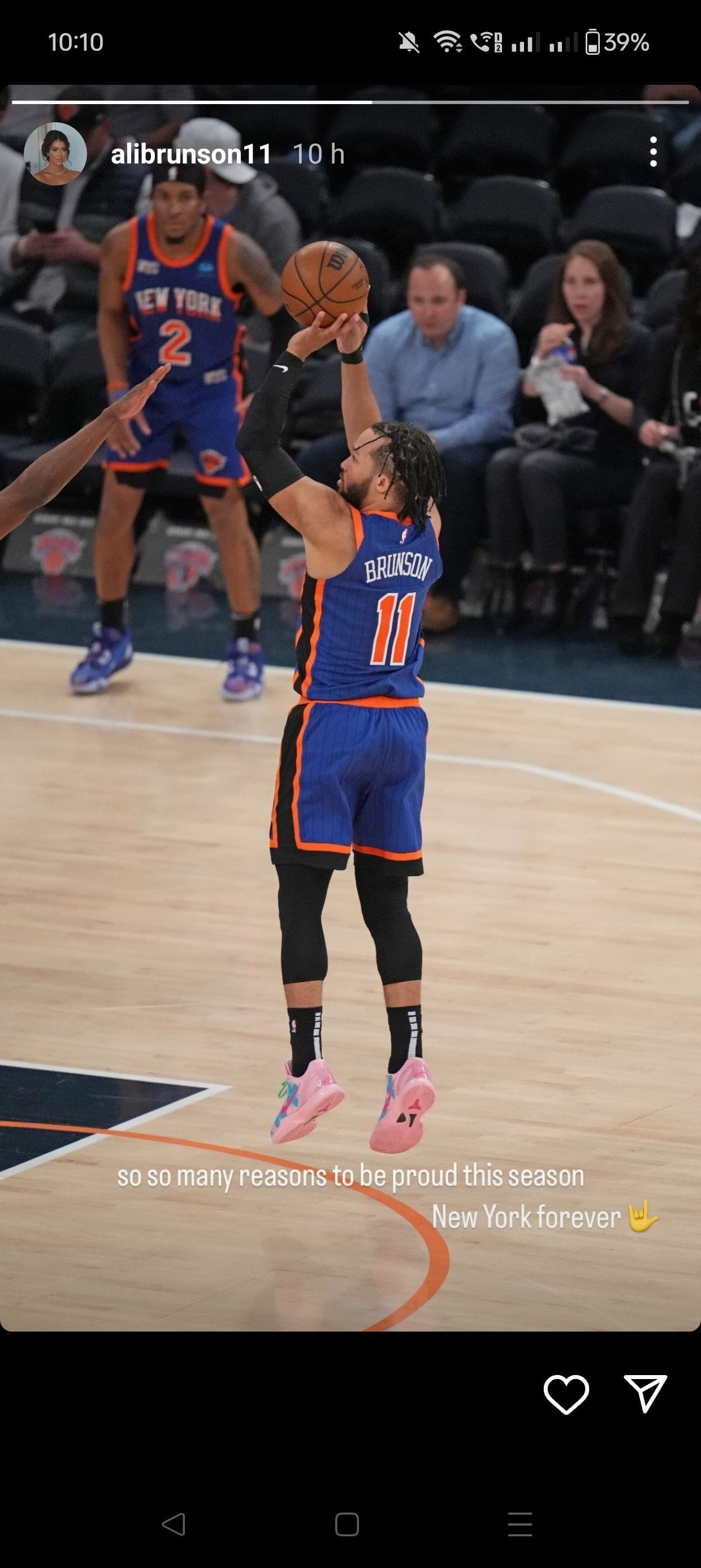 "So many reasons to be proud"- Jalen Brunson's wife Ali Marks Brunson ...