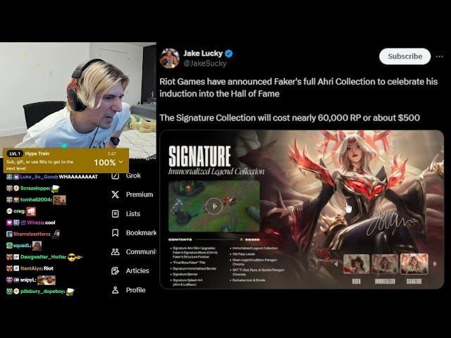 "Extremely disappointed" - Caedrel, Asmongold, and xQc react to Faker's ...