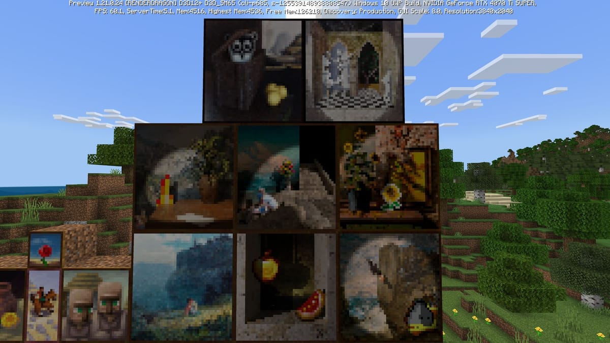All Minecraft 1.21 paintings and how to get them